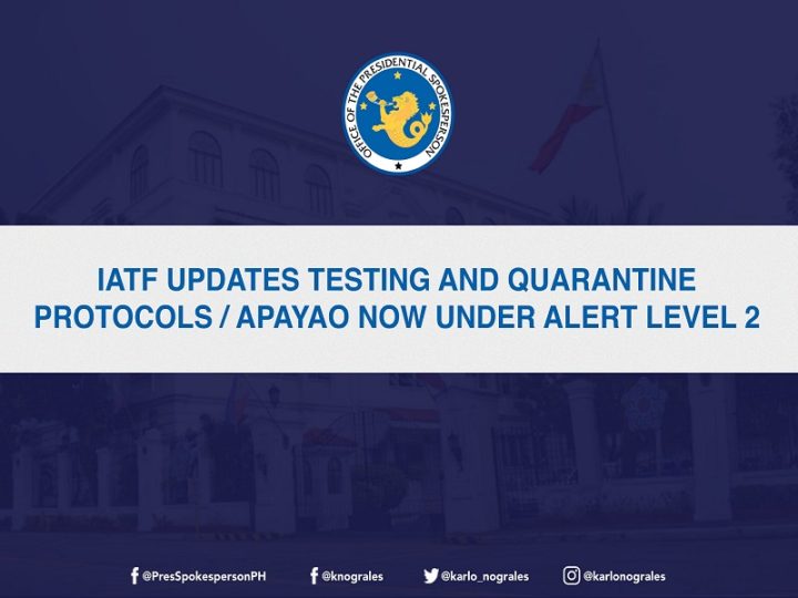 Testing at Quarantine protocols sa mga uuwi galing sa mga bansa at ...