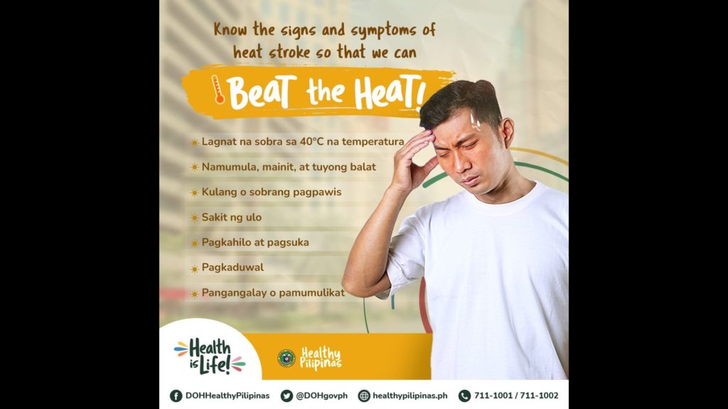 DOH nakapagtala ng 34 na kaso ng heat-related illness - News Flash